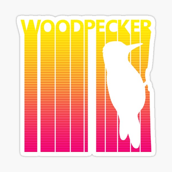 Wild Woodpecker Stickers | Redbubble