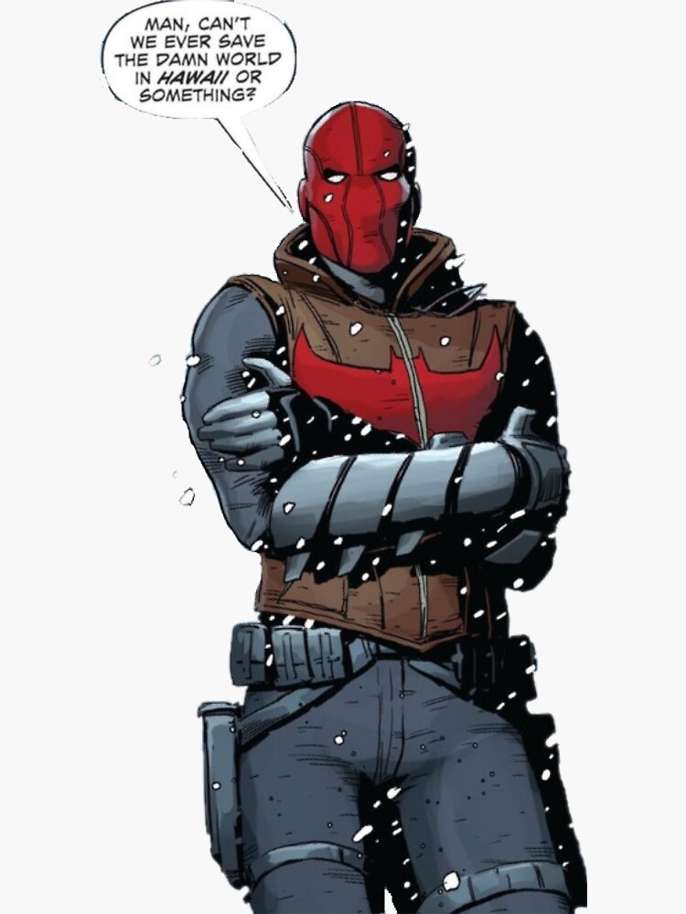"Cold Red Hood" Sticker for Sale by RavenWhisperer | Redbubble