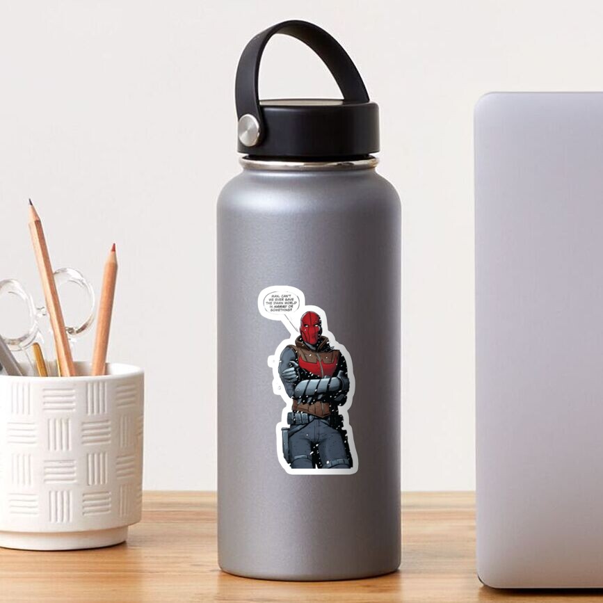 "Cold Red Hood" Sticker for Sale by RavenWhisperer | Redbubble