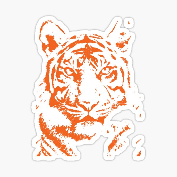 Aubie The Tiger Stickers | Redbubble