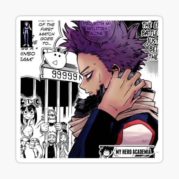 "shinsou's a hero" Sticker for Sale by heroicshinsou | Redbubble