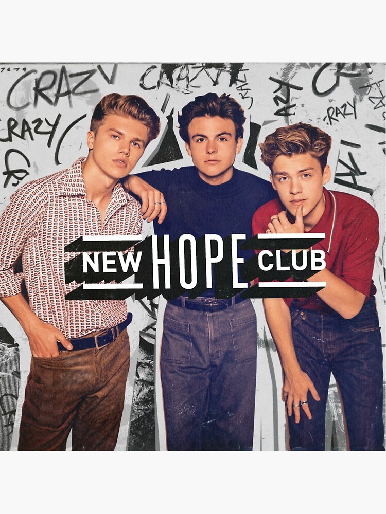 "New Hope Club (merch)" Sticker by alysssaagracee | Redbubble