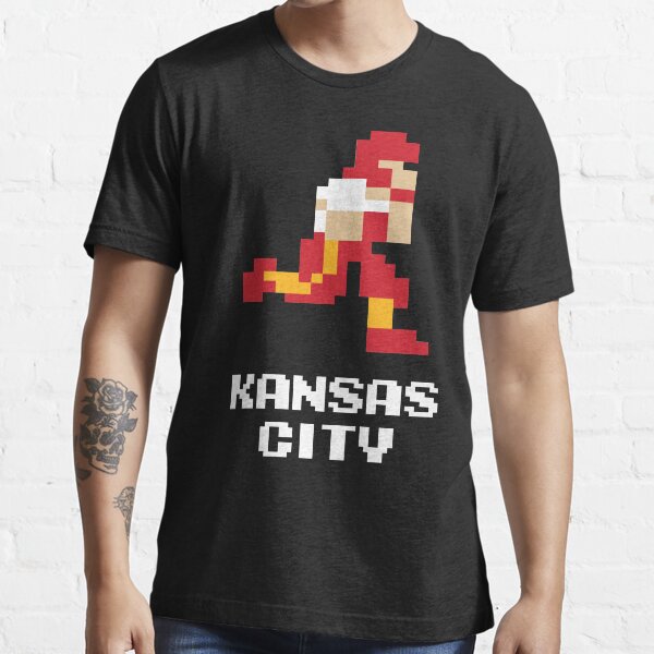 "8 bit Kansas City Football 1" T-shirt for Sale by SaturdayACD ...