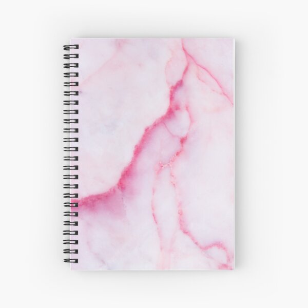 "Blush Pink Marble " Spiral Notebook for Sale by newburyboutique ...