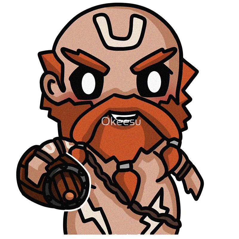 "[Mini Chibi] Gragas" by Okeesu | Redbubble