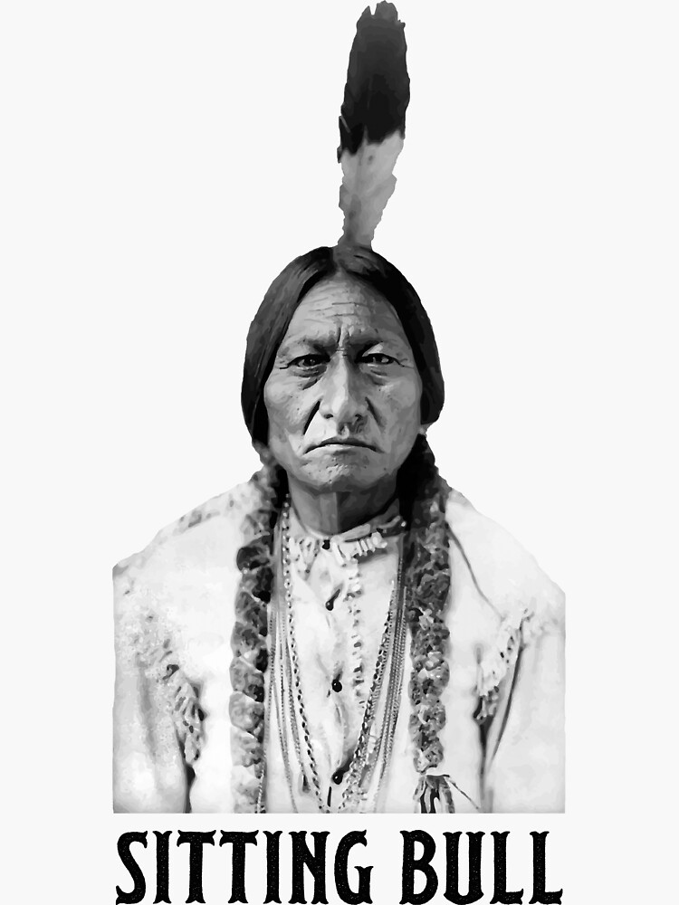 "sitting bull geronimo native american" Sticker for Sale by untagged ...