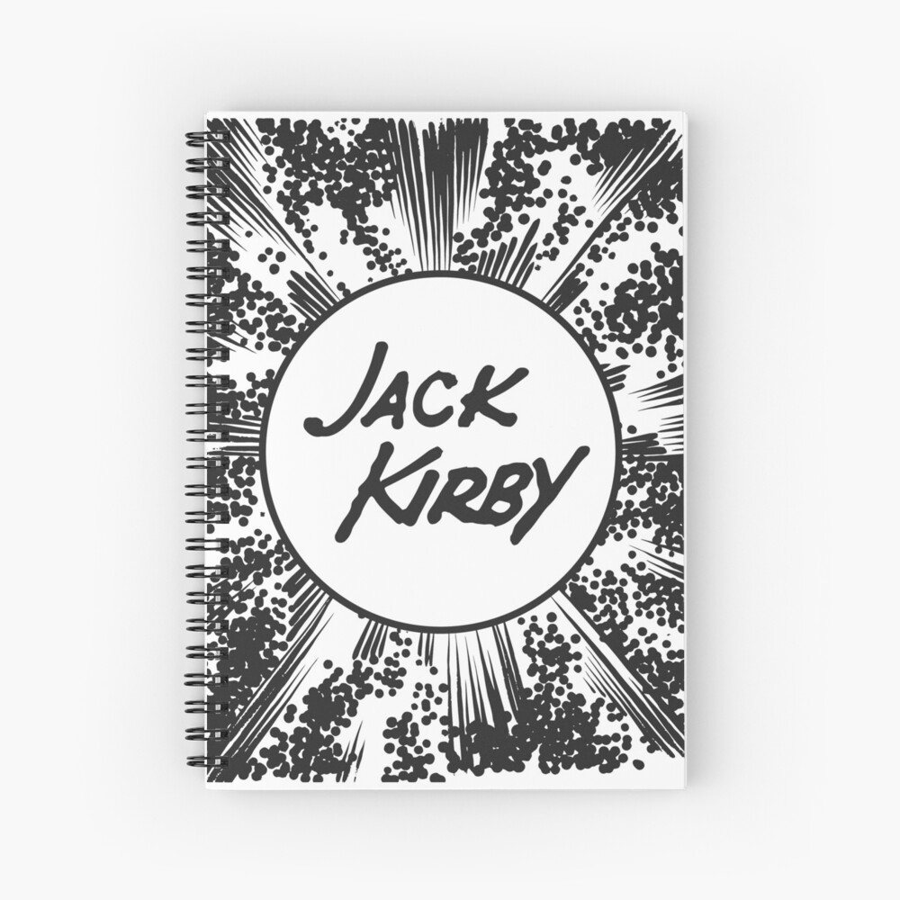 "Jack Kirby Krackle!" Spiral Notebook for Sale by Ximoc | Redbubble