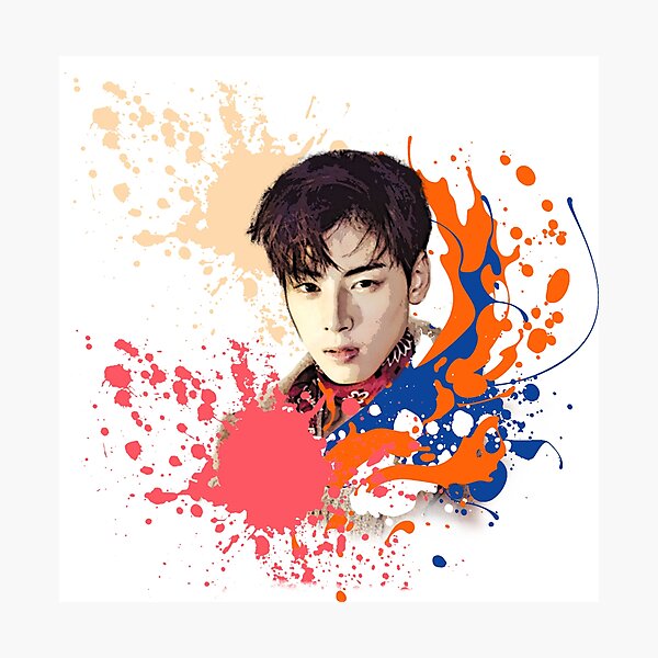 "Cha EunWoo, Kpop, Astro, Gangnam, Actor, Oppa" Photographic Print by ...