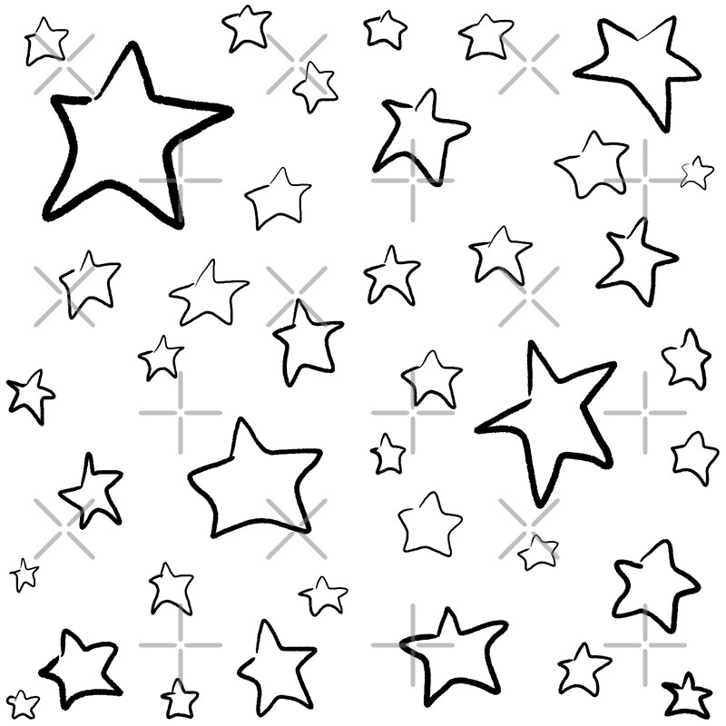 "COLOR ME! Star Drawings" by Lauren Patrick | Redbubble