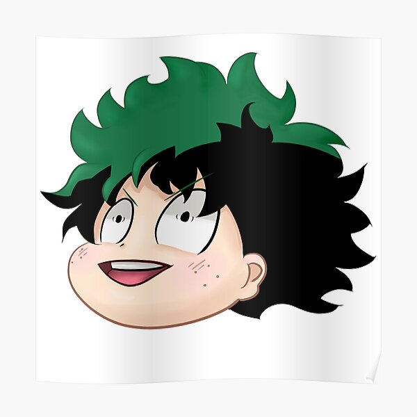"Happy Deku" Poster by AlicePandaArt | Redbubble