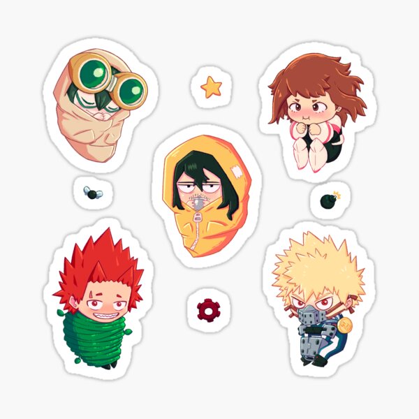 "Pocket Boku no Heroes" Sticker for Sale by Susto | Redbubble