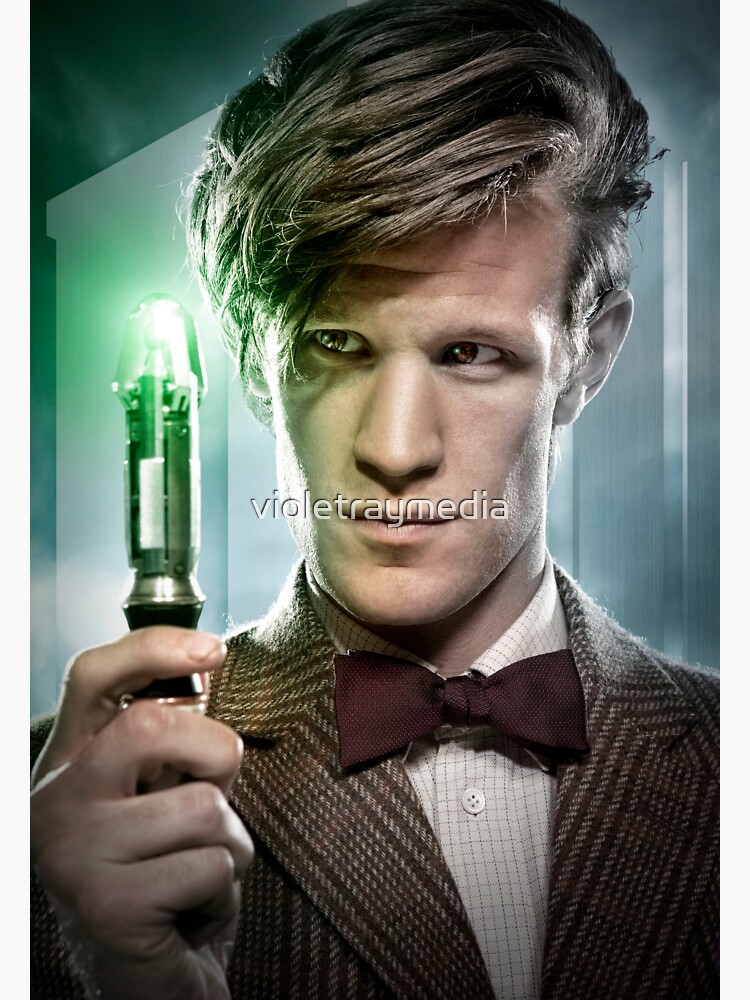 "Matt Smith" Sticker by violetraymedia | Redbubble