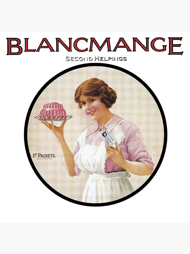 "Blancmange - Second Helpings" Art Print for Sale by cullenders | Redbubble