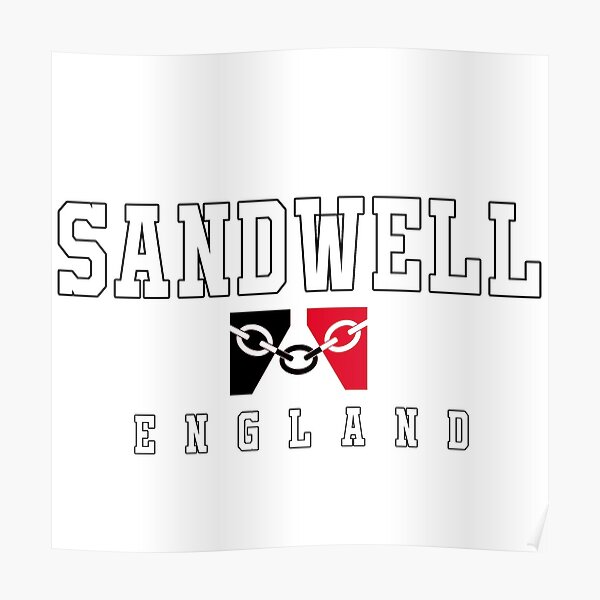"Sandwell - Black Country Flag" Poster for Sale by danbadgeruk | Redbubble