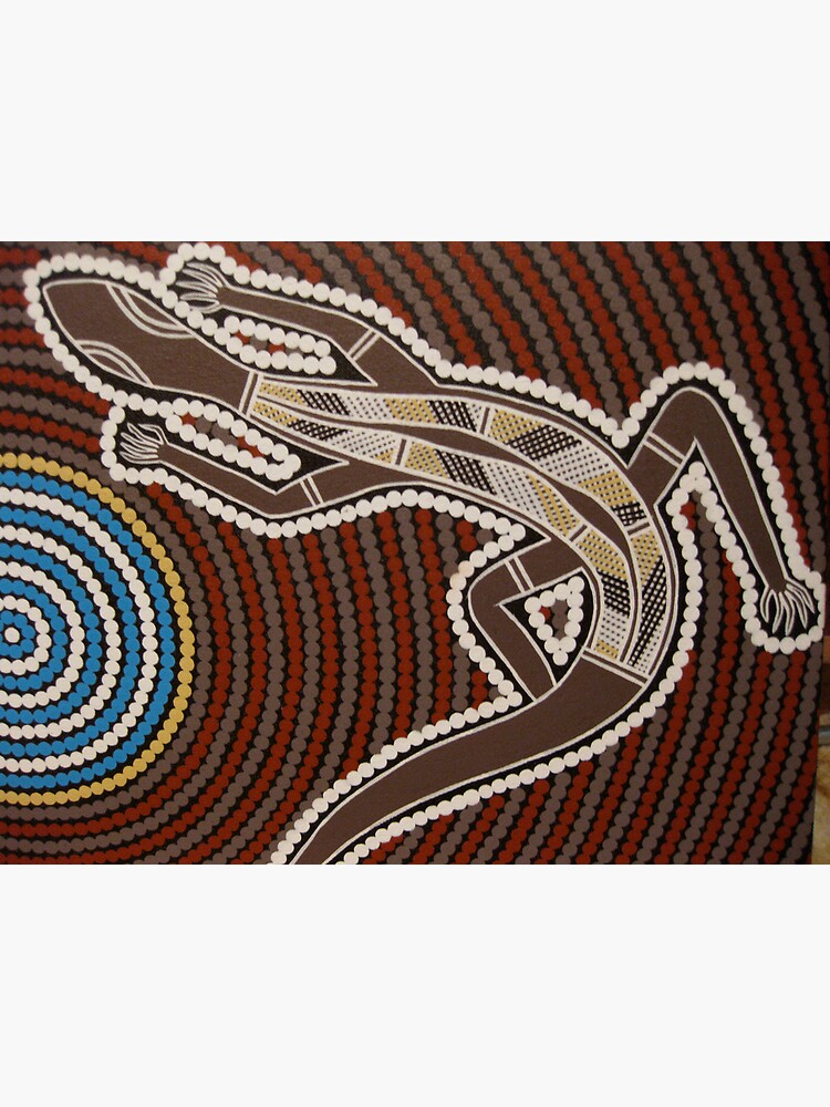 "Goanna by Australian Aboriginal artist David Williams" Framed Art ...