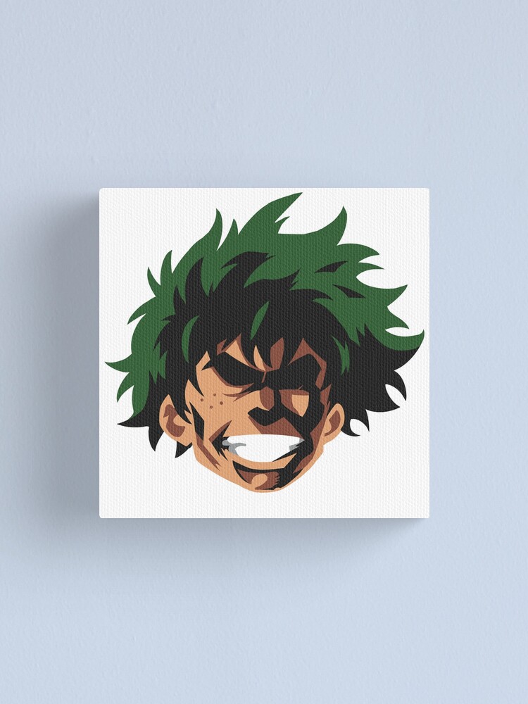 "MIDORIYA IZUKU DEKU EAT THIS ALL MIGHT" Canvas Print for Sale by ...