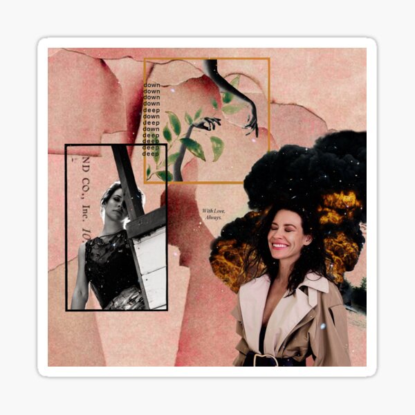 "Evangeline Lilly" Sticker by uncomfrtble | Redbubble