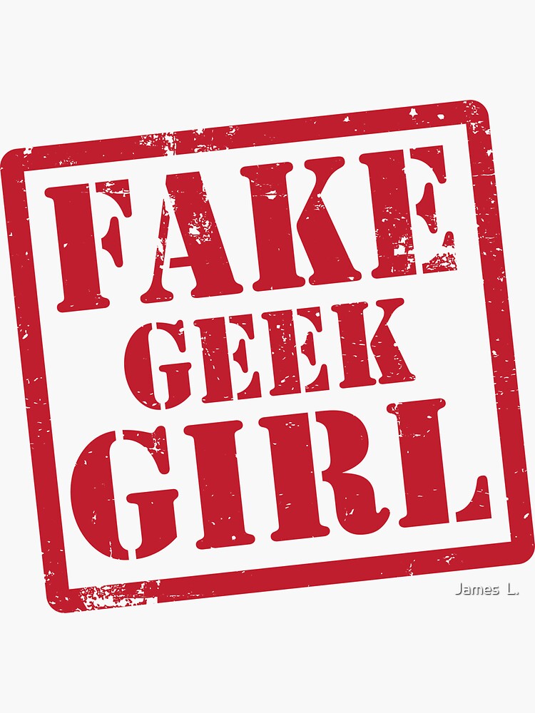 "Geek Girl Nerd Dork Gamer Science Math " Sticker by GetRightGoods ...
