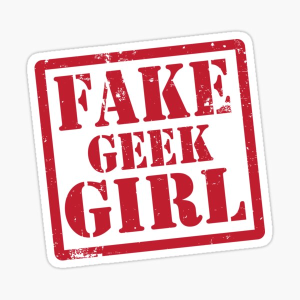 "Geek Girl Nerd Dork Gamer Science Math " Sticker by GetRightGoods ...