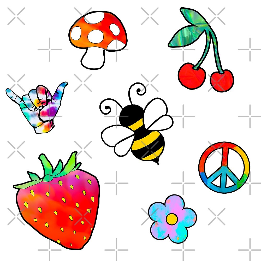 "trippie hippie pattern" by lolo dottie | Redbubble