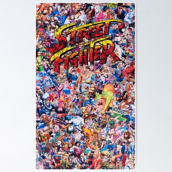 "Street Fighter" Poster for Sale by HollyRobbins | Redbubble