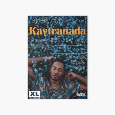 "Kaytranada Concert Poster" Art Board Print by Pancracio | Redbubble