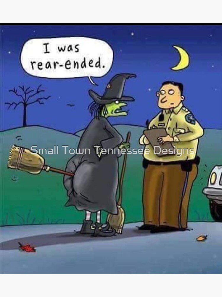 "Funny cute Halloween witch tee" Sticker for Sale by Tim Dunaway ...