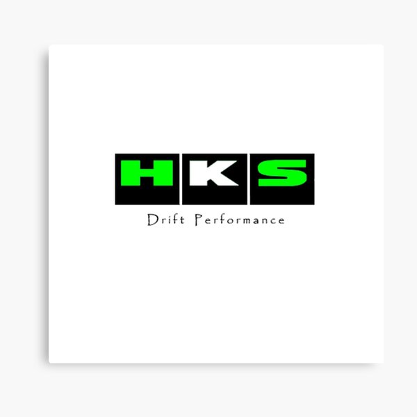 "HKS Neon Green Logo" Canvas Print for Sale by AustinTuned | Redbubble