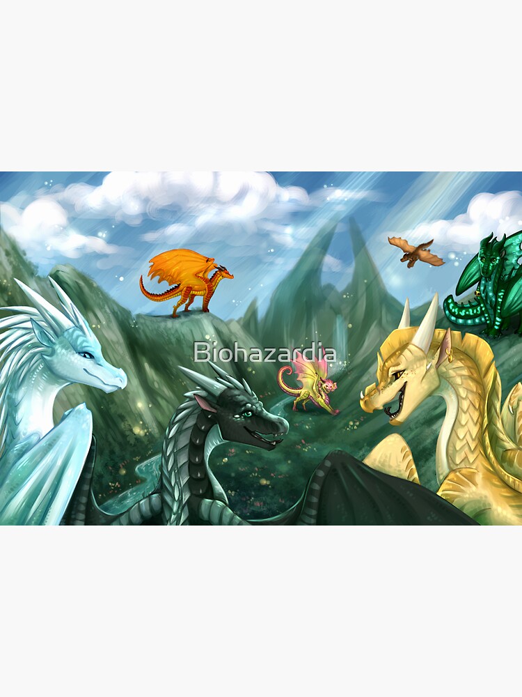 "Wings of Fire - Welcome to Jade Mountain" Sticker for Sale by ...