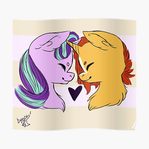 "Mlp ship art starburst" Poster by DoodleCat2018 | Redbubble