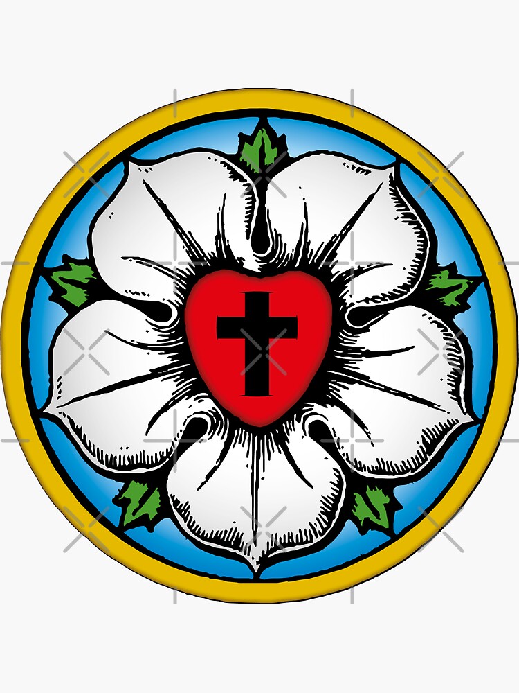 "Heart - Lutheran" Sticker for Sale by soondoock | Redbubble