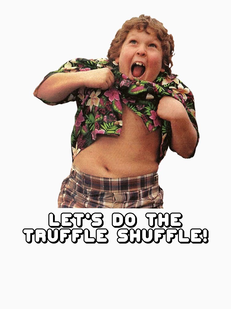 "TRUFFLE SHUFFLE" T-shirt for Sale by tardisbabes | Redbubble | 80s t ...