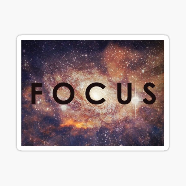 "Focus" Sticker by Keket | Redbubble