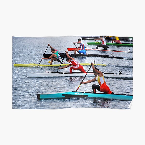 "Rowing Race" Poster for Sale by LaurieMinor | Redbubble