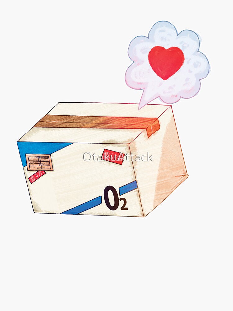 "Oxygen Box | Cells at Work!" Sticker for Sale by OtakuAttack | Redbubble