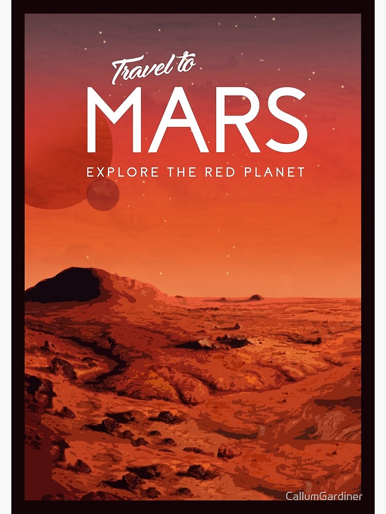 "Explore Mars" Poster for Sale by CallumGardiner | Redbubble