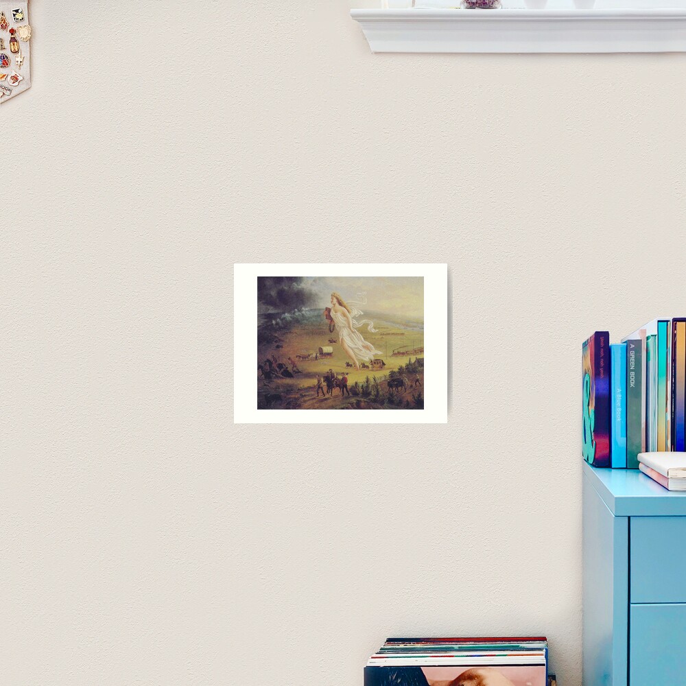 "John Gast, "Spirit of the Frontier", 1872" Art Print for Sale by ...