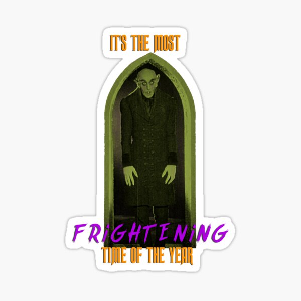 "Frightening: Nosferatu" Sticker for Sale by TorpidNagware | Redbubble