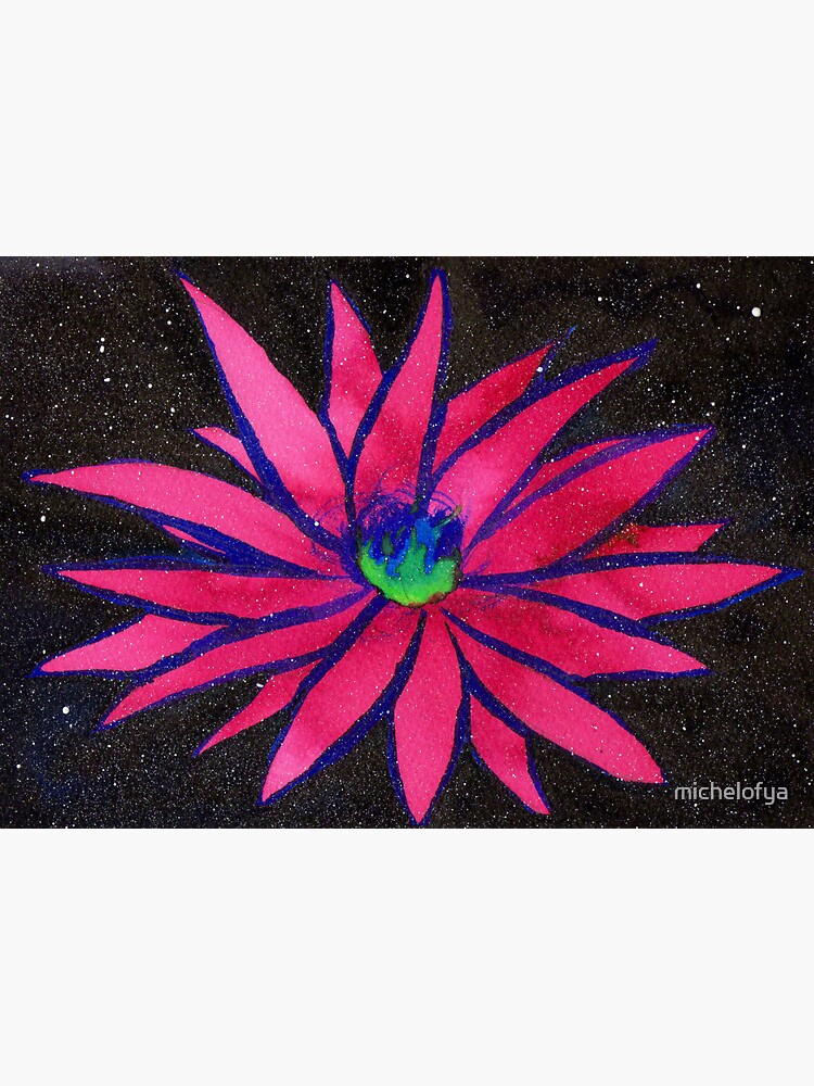 "Space flower" Sticker by michelofya | Redbubble