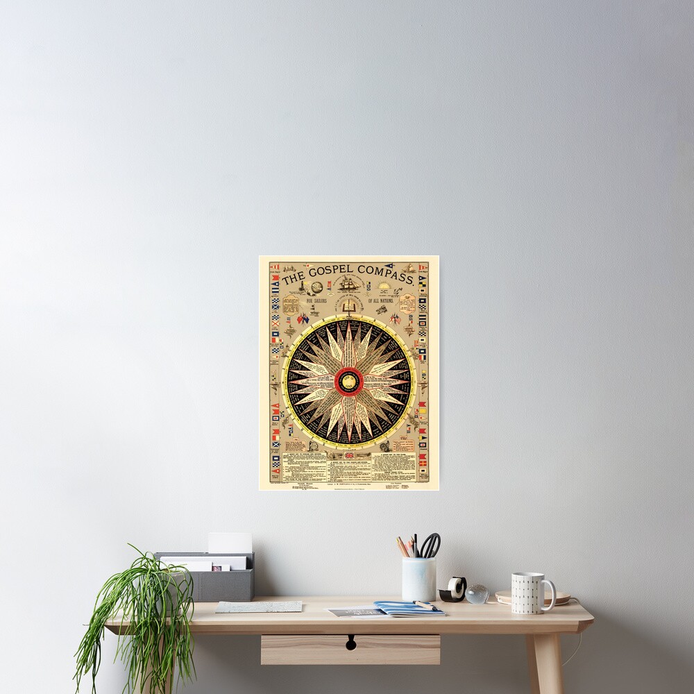 "The Gospel Compass" Poster for Sale by petermill | Redbubble
