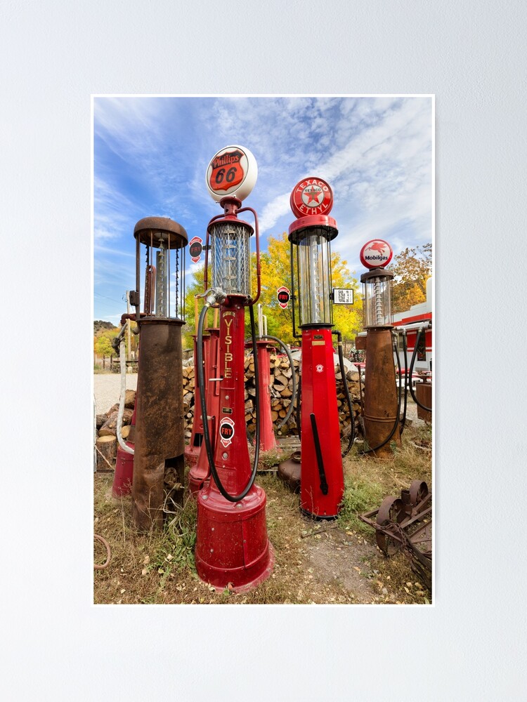 "Embudo Gas Pumps " Poster by Waganupa | Redbubble