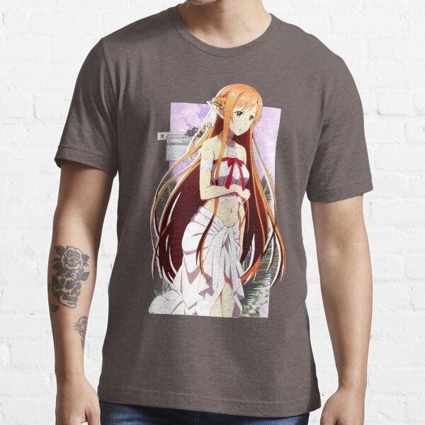 "SAO Sword Art Online Aldhein Gun Gale - Asuna Vaporwave Waifu print ...