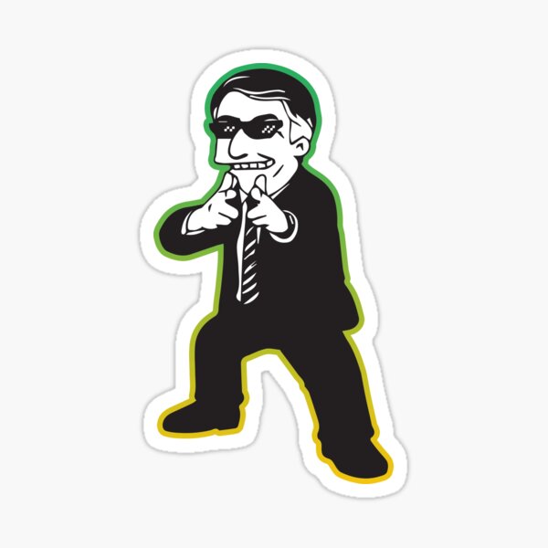"Bolsonaro" Sticker for Sale by CarlozAlmeida | Redbubble