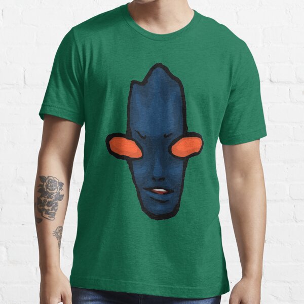 "Weird Blue Alien Face " T-shirt for Sale by 4lexGrey | Redbubble ...