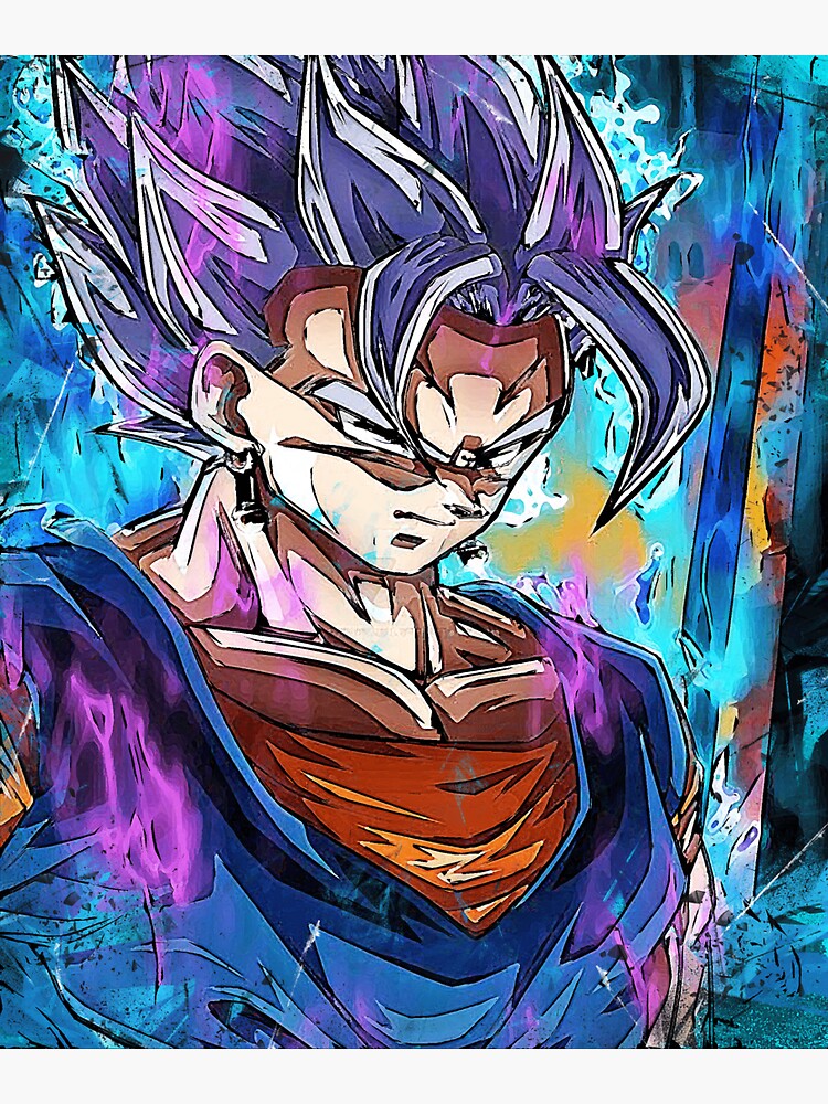 "Vegito Ultra Instinct" Sticker by Inspyrall | Redbubble