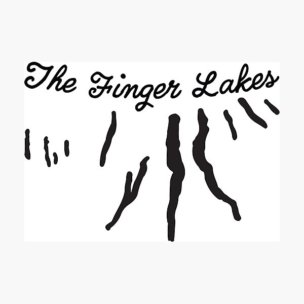 "Finger Lakes Silhouette" Photographic Print for Sale by ...