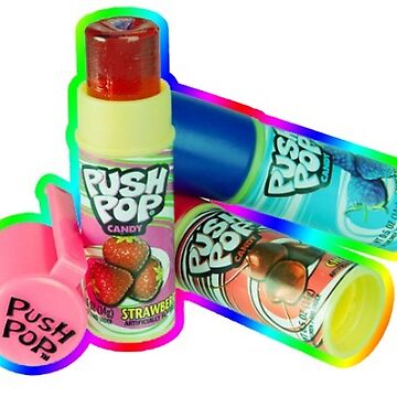 "push pops" Sticker for Sale by alexanton | Redbubble