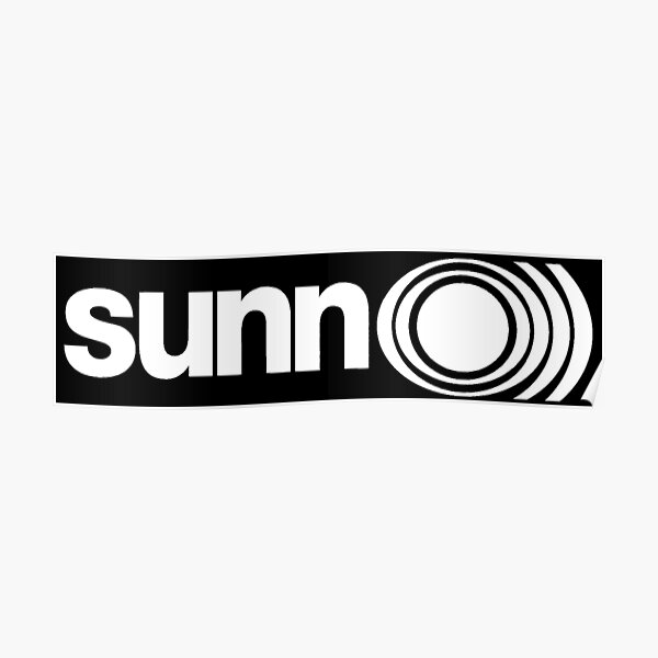"sunn o" Poster for Sale by jonikokoro | Redbubble