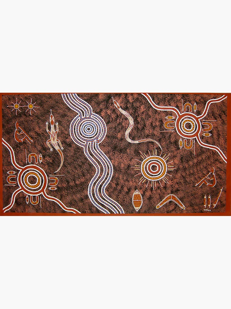 "Hunting 080109 by Australian Aboriginal Artist David Williams" Art ...