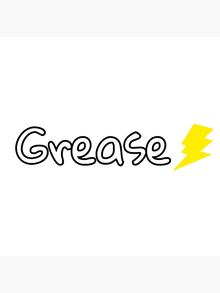 "Grease Lightning" Poster by alexandramaexo | Redbubble
